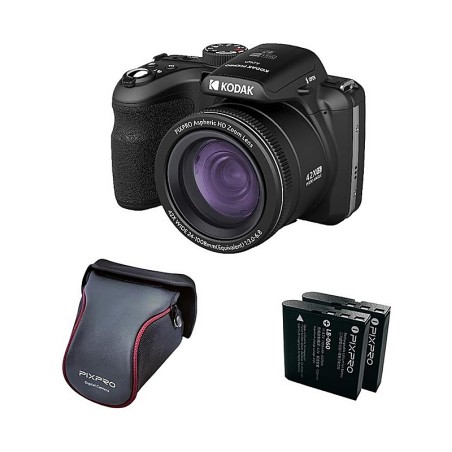 Kodak AZ426 bridge camera black Combo Pack